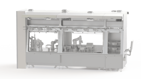 Ligne de remplissage de seringues COP/COC - Remplisseuse PFS - EREA